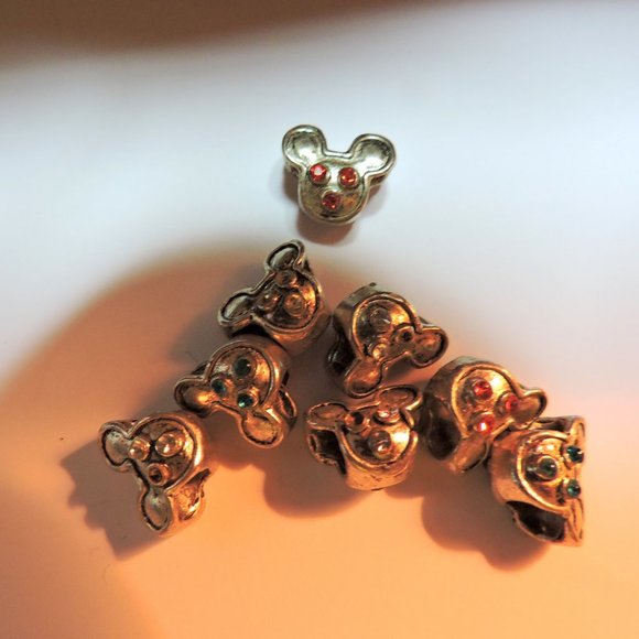 Jewelry | Euro Beads With Rhinestones 8 Pcs | Poshmark